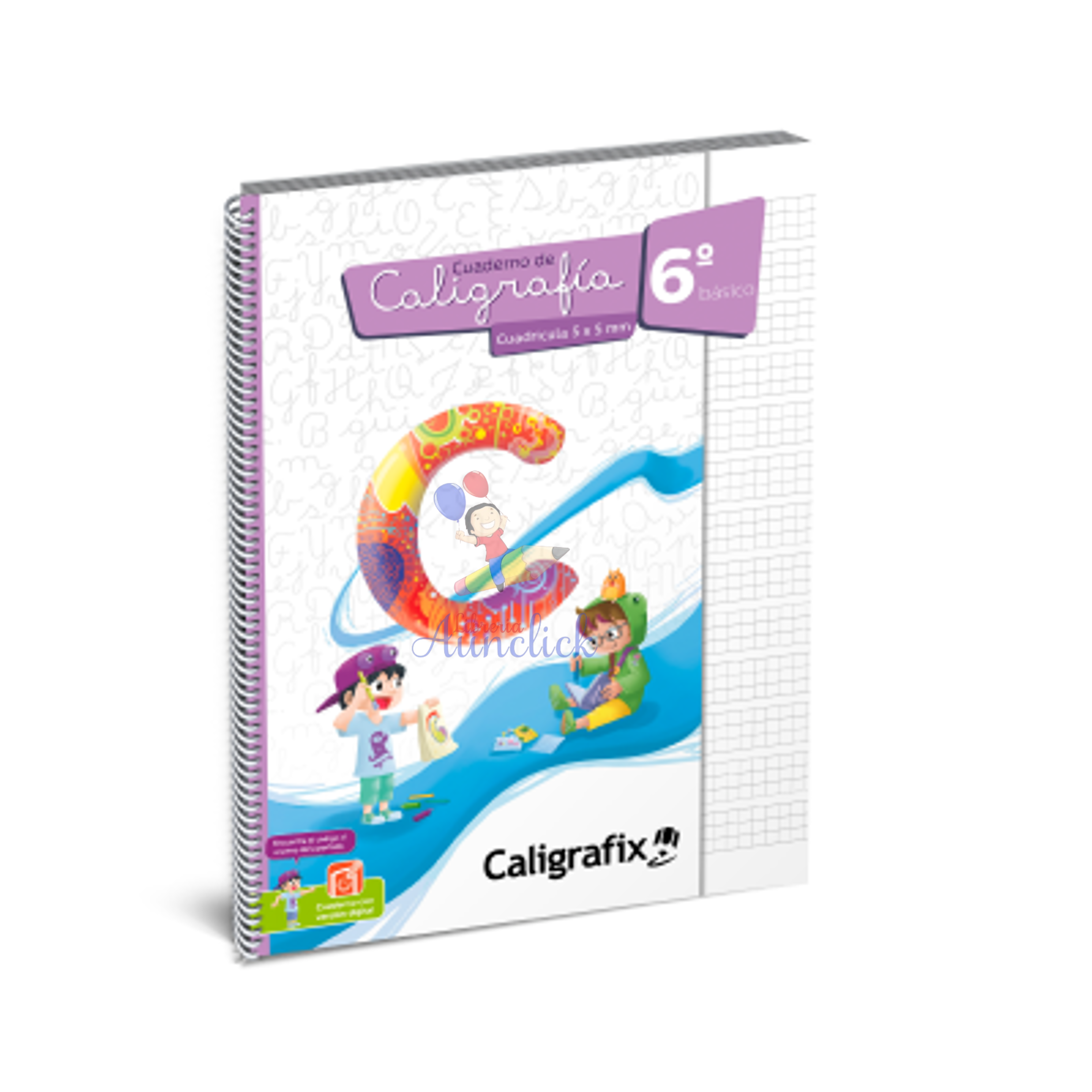 LIBRO CALIGRAFIA 6 BASICO – Libreriaaunclick